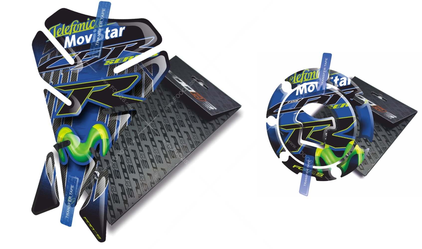 Tankpad Cappad Honda CBR 600 1000 RR V1 older model movistar sticker