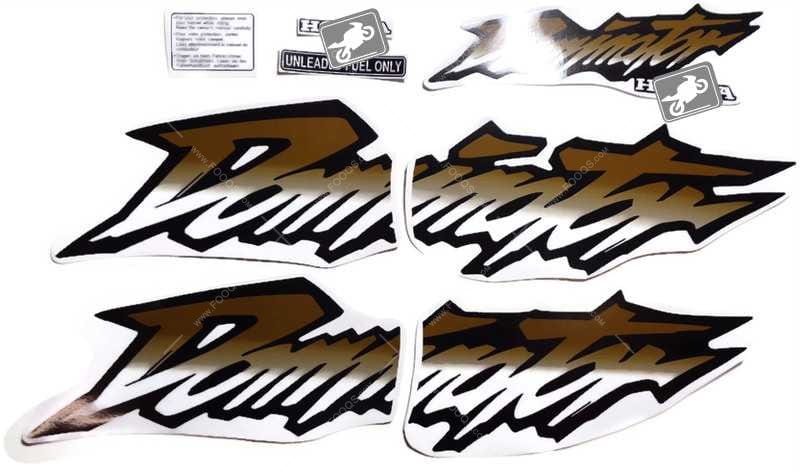 Honda NX 650 Dominator 1998 2001 black fooqs naklejki nalepky motor decals