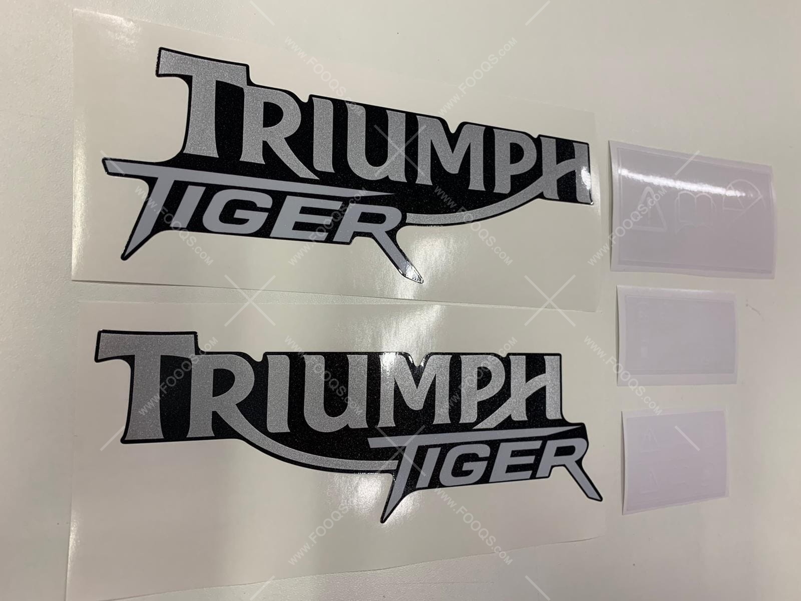 Triumph Tiger 800 2011 2014 black fooqs naklejki motodecals stickers ...