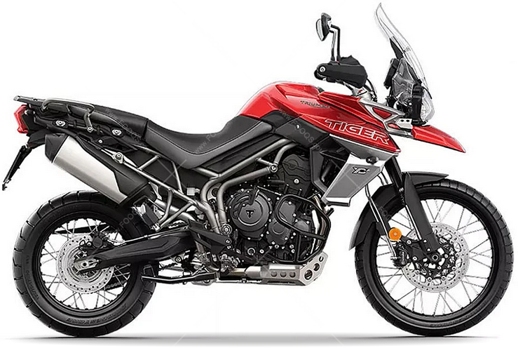 Triumph Tiger 800 XCA 2018 2019 2020 red naklejki fooqs naklejki ...