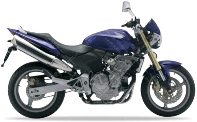 Honda CB 600 F Hornet 2005 2006 Blue PB341 fooqs motorcycle decals ...