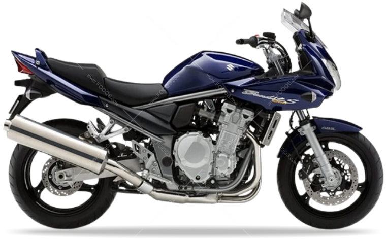 Suzuki GSF 1250S Bandit 2008 blue No. 2 YBA fooqs naklejki motor ...