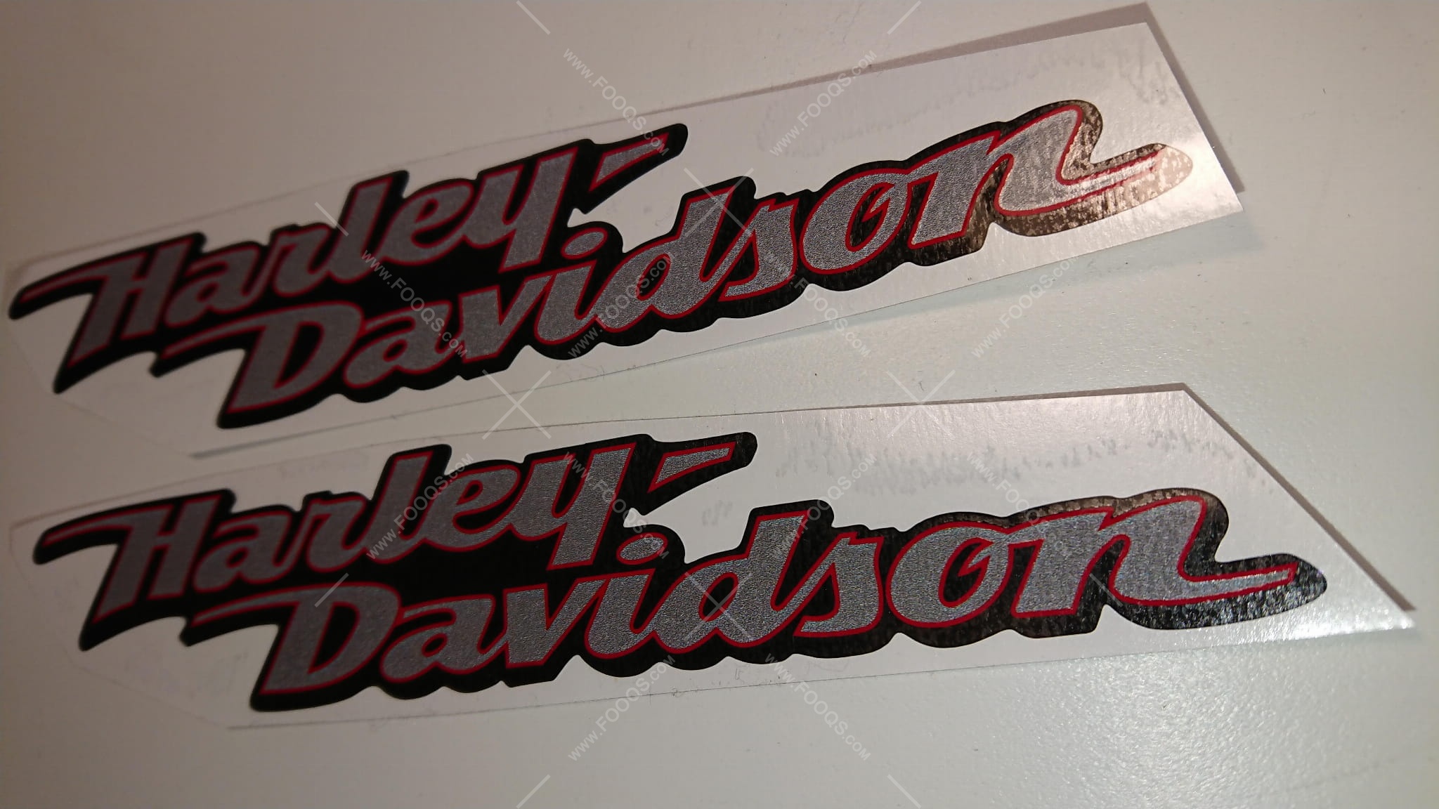 Harley Davidson Dyna Super Glide 2006 red fooqs naklejki motocykle ...
