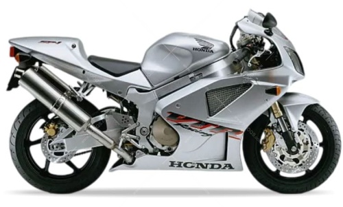 Honda VTR 1000 SP-1 2000 - 2001 silver NH146 naklejki Fooqs.com