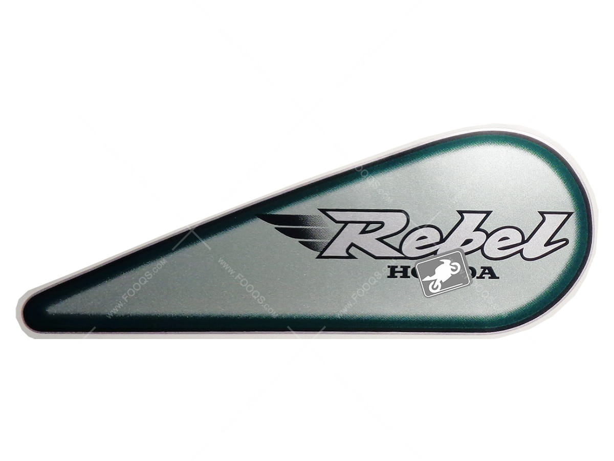 Honda CA 125 Rebel 1999 dark green G141 naklejki fooqs stickers decals ...